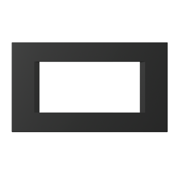 TEM MODUL Okvir Line OL40, 4 mjesta, SB crni | Koreqt.hr